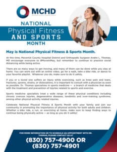 National Physical Fitness and Sports Month - Maverick County Hospital ...